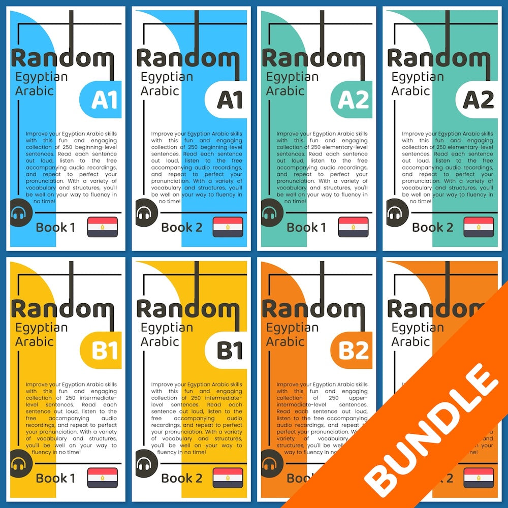 Random Egyptian Arabic eBook Bundle – Lingualism